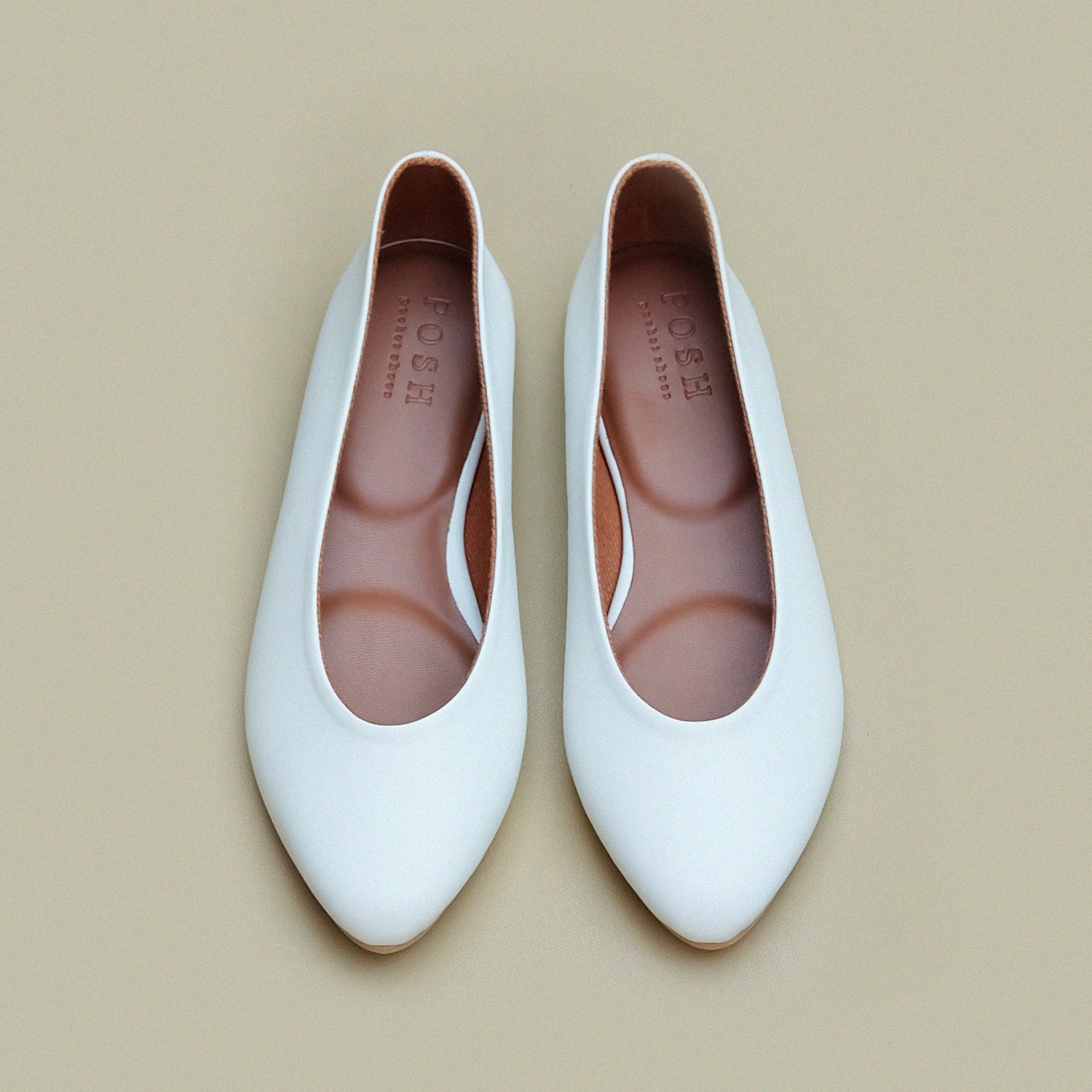 Tilda in White – Posh Pocket Shoes