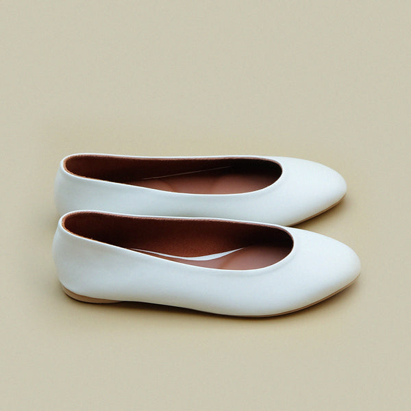 Tilda in White – Posh Pocket Shoes