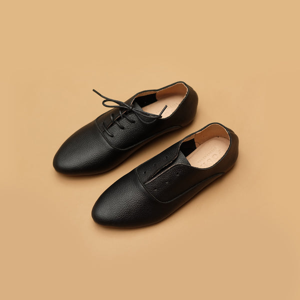 Sunday Shoe in Pebbled Black (Pre-Order) – Posh Pocket Shoes